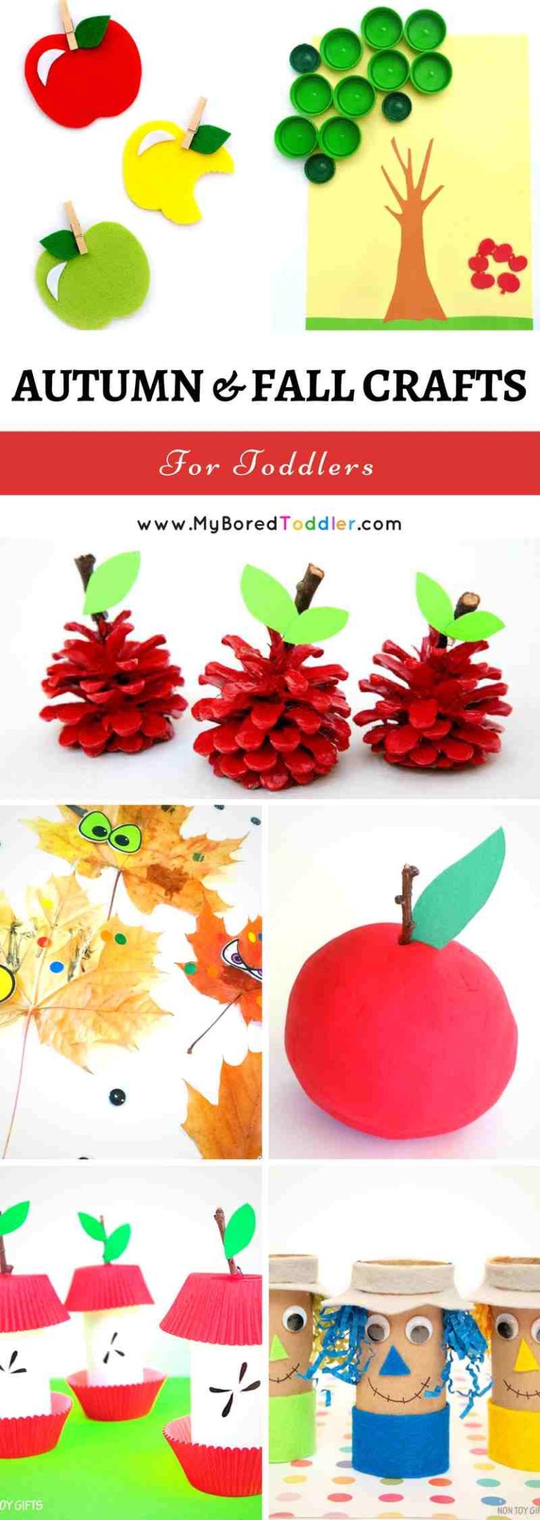 Fall Crafts for Toddlers - fun autumn and fall themed crafts and ...