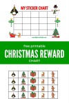 Printable reward chart for Christmas - My Bored Toddler