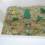 Christmas Tree Sensory Bin for Toddlers - My Bored Toddler