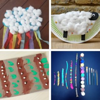 Spring Crafts for 2 and 3 year olds - My Bored Toddler