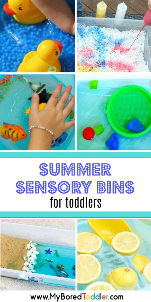 Summer Sensory Bins for Toddlers - My Bored Toddler