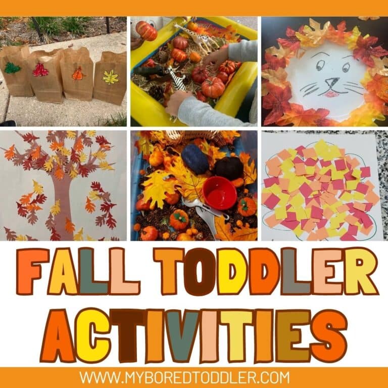 FREE Printable Autumn / Fall Dot Sheets for Toddlers - My Bored Toddler