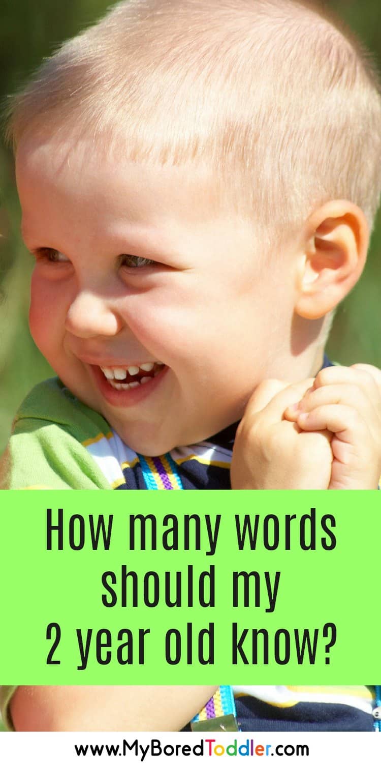 How Many Words Should My 2 Year Old Know My Bored Toddler