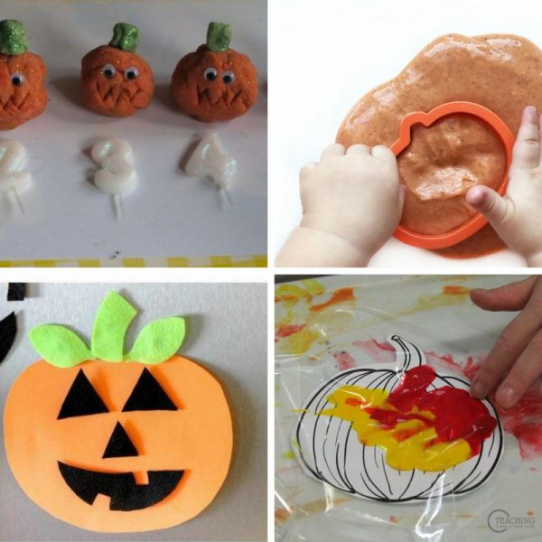 Pumpkin themed activities for toddlers - Fall and Halloween! - My Bored ...