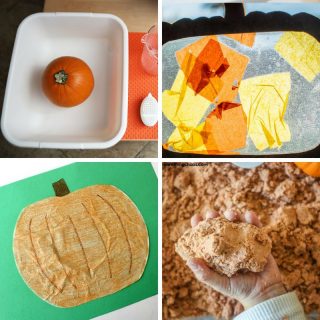 Pumpkin themed activities for toddlers - Fall and Halloween! - My Bored ...
