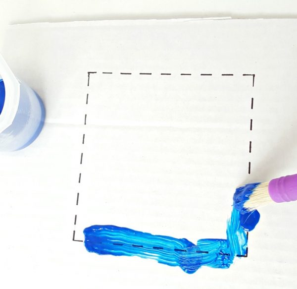 Painting Shapes - Easy Toddler Painting Activity - My Bored Toddler