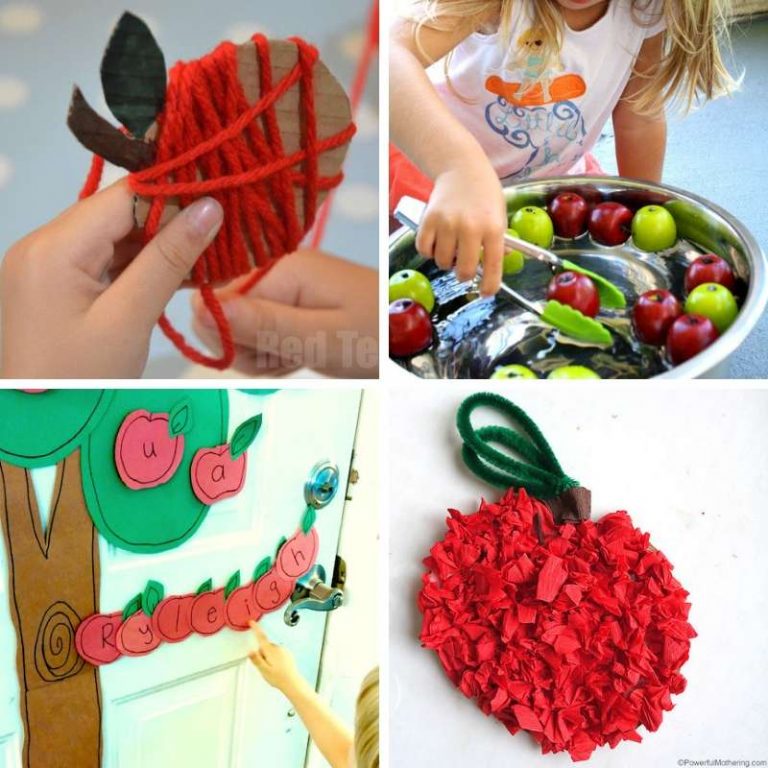 Apple Activities for Toddlers - My Bored Toddler