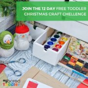 Toddler Christmas Craft Challenge - What You Need - My Bored Toddler