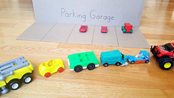 Toy Car Sorting Activity for Toddlers - My Bored Toddler