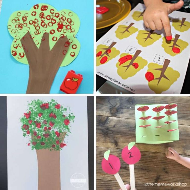 Apple Activities for Toddlers - My Bored Toddler