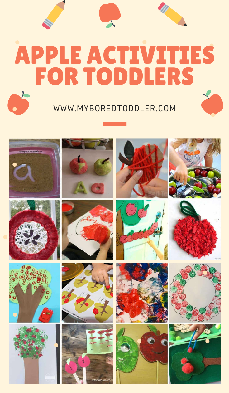 Apple Activities for Toddlers - My Bored Toddler