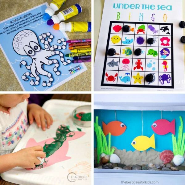 Under the Sea Crafts and Activities for Toddlers - My Bored Toddler