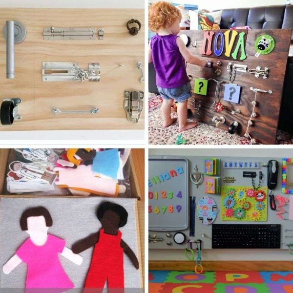 DIY Toddler Busy Board Ideas - My Bored Toddler
