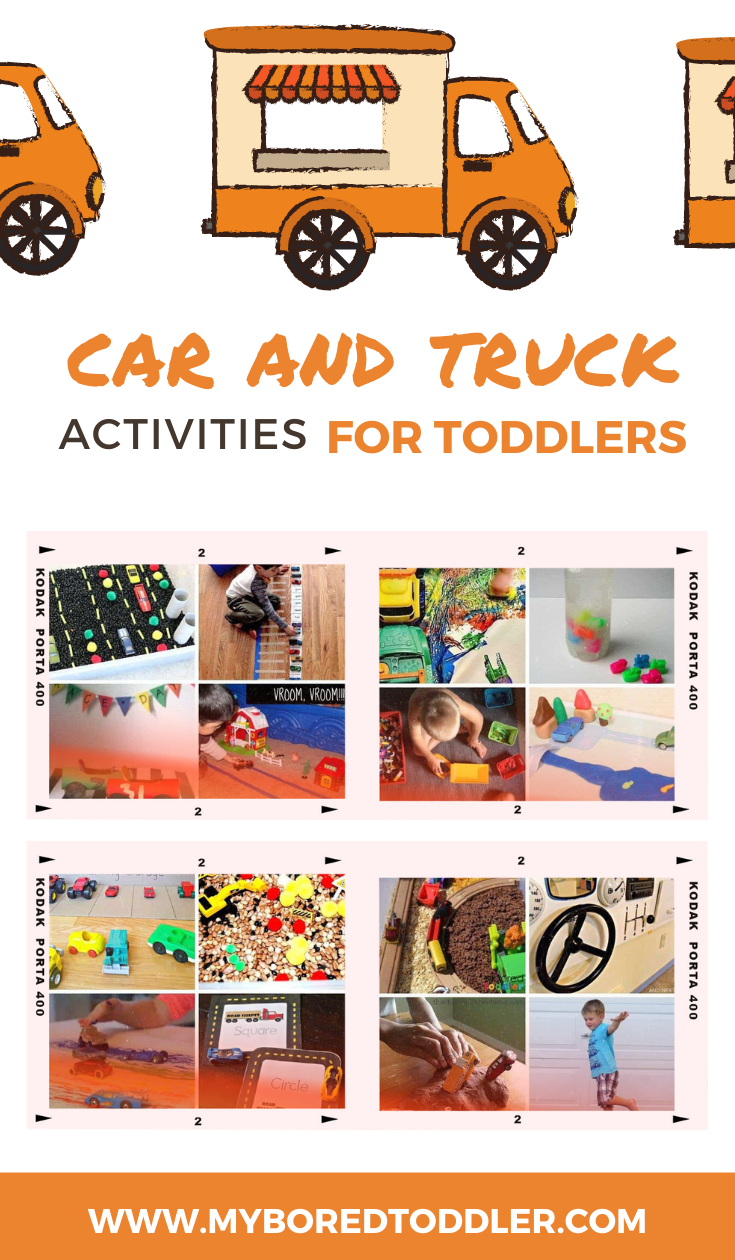 Car and Truck Themed Toddler Activities - My Bored Toddler