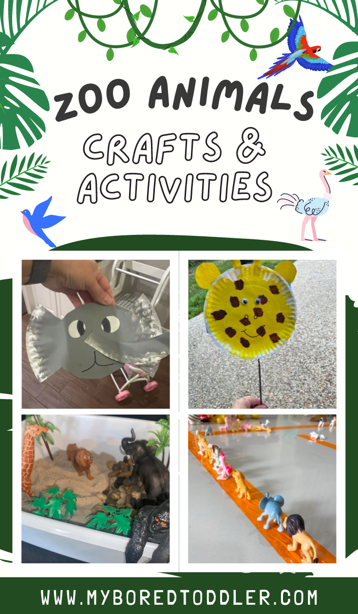 Zoo Animal Crafts and Activities for Toddlers - My Bored Toddler