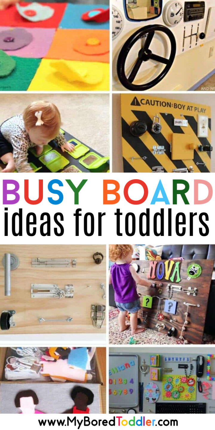 DIY Toddler Busy Board Ideas - My Bored Toddler