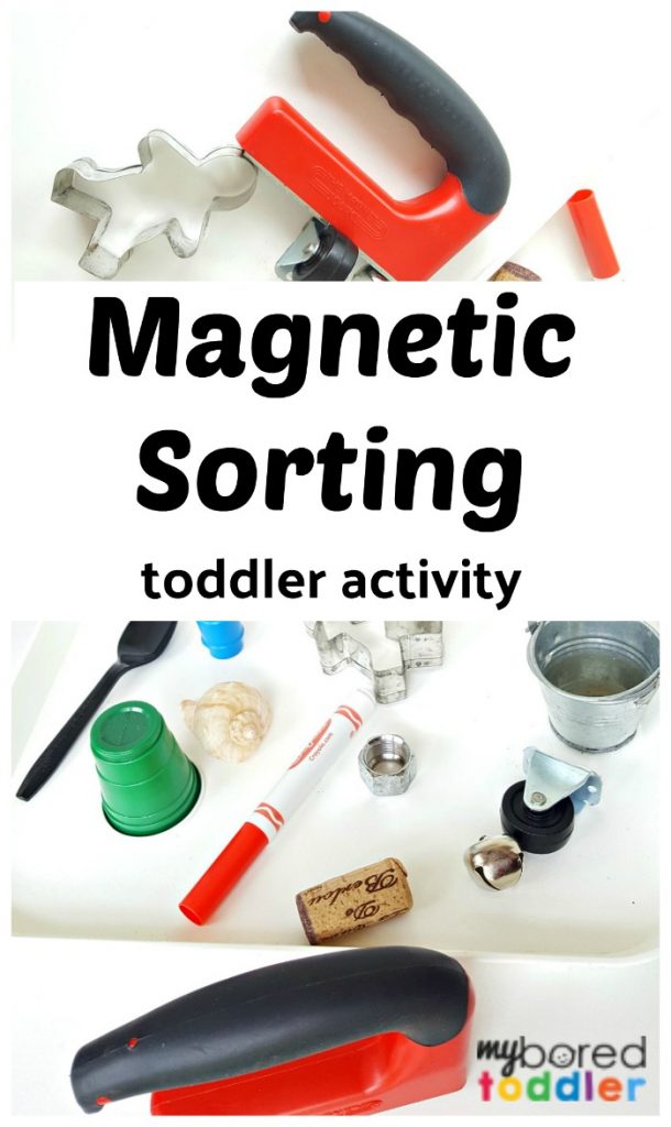 Magnetic Sorting Activity for Toddlers - My Bored Toddler