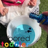 Oobleck Colour Gradient - messy play for toddlers! - My Bored Toddler