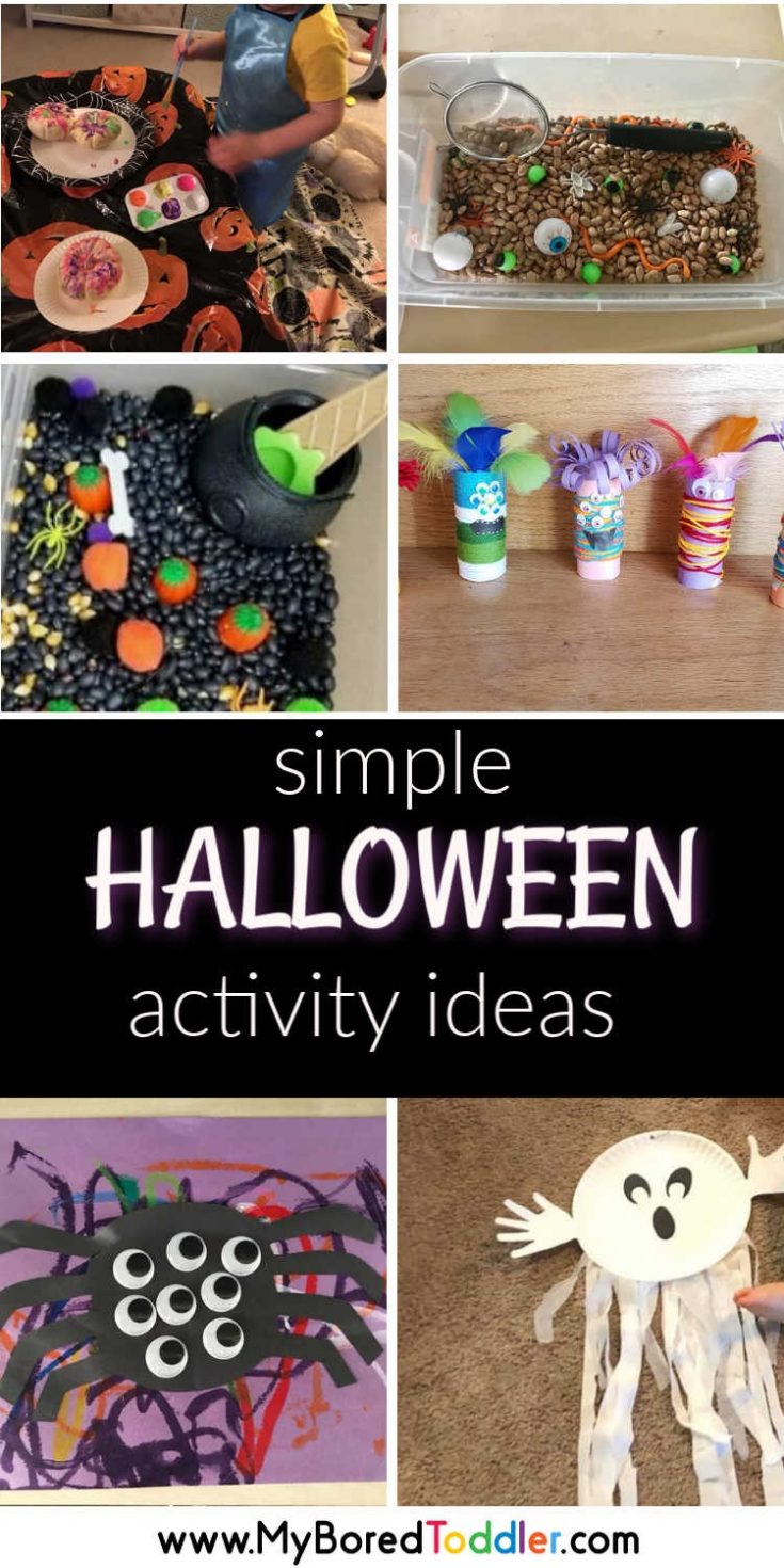 Simple Halloween Craft Ideas for Toddlers to do at Home