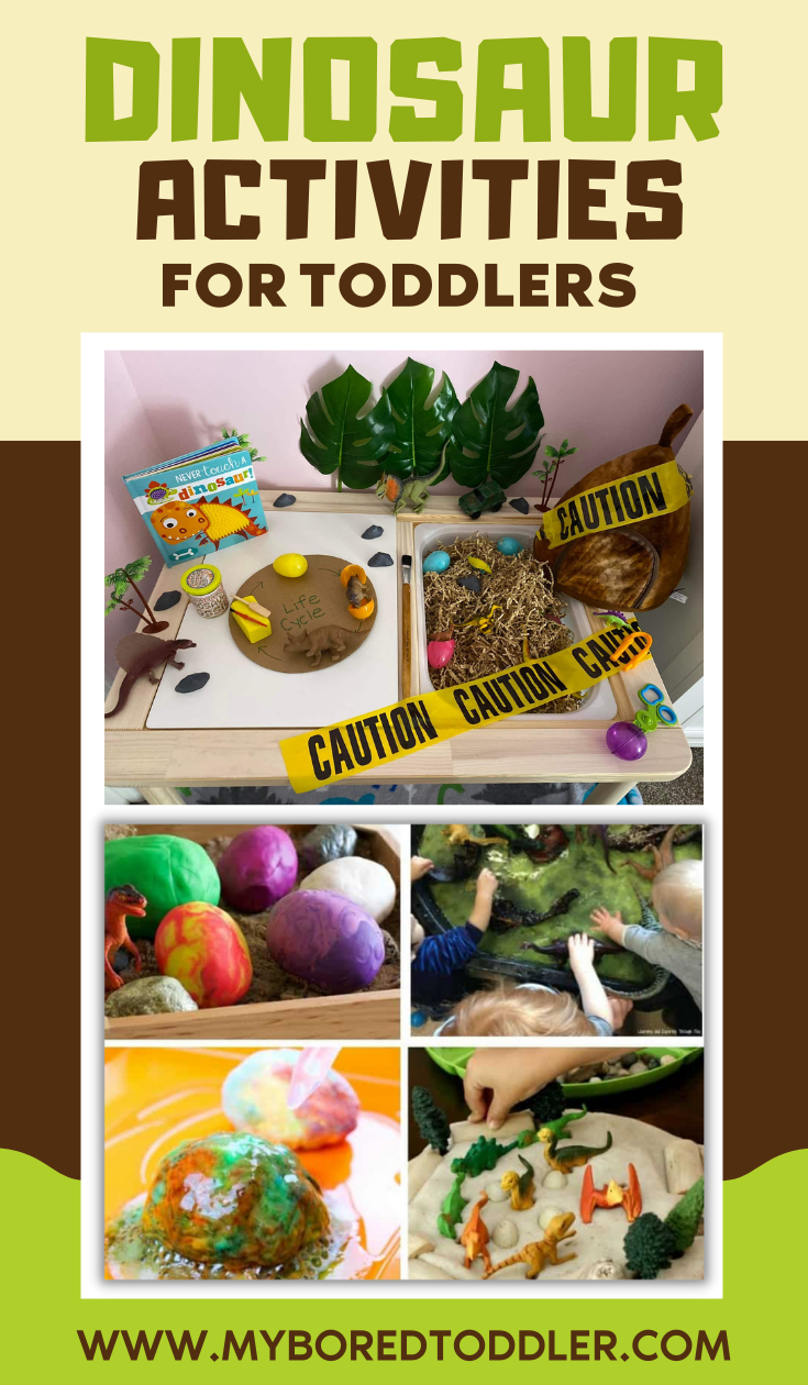 Dinosaur Activities for Toddlers - My Bored Toddler
