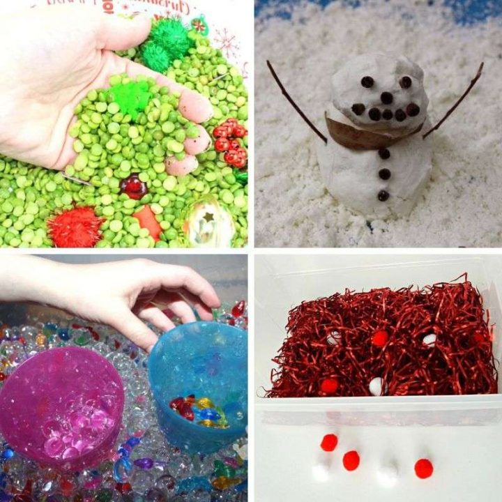 Christmas Sensory Bins for Toddlers - My Bored Toddler