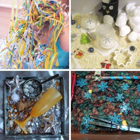 New Year's Eve Sensory Bins for Toddlers - My Bored Toddler