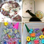 New Year's Eve Sensory Bins for Toddlers - My Bored Toddler