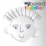 paper plate haircuts - cutting and scissor skills for toddlers and ...