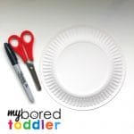 Paper Plate Hair Cuts - Toddler Activity for Scissor Skills - My Bored ...