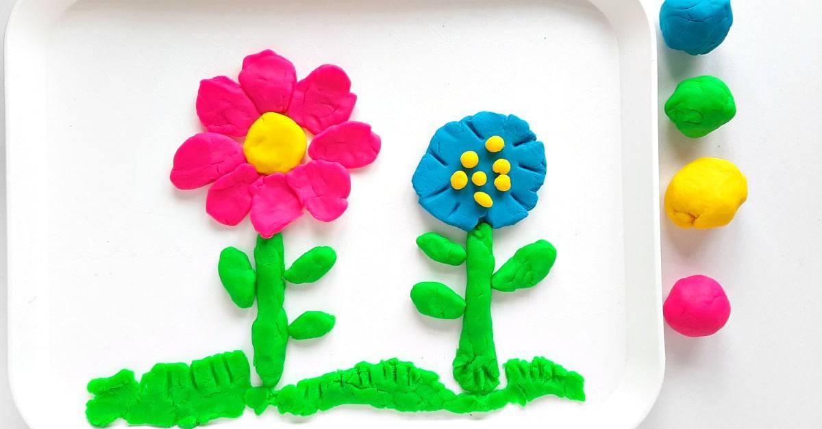 Play Dough Flowers Fine Motor Activity My Bored Toddler Play Dough Flowers Fine Motor Activity My Bored Toddler