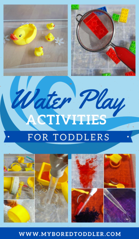 Water Play Activities for Toddlers - My Bored Toddler