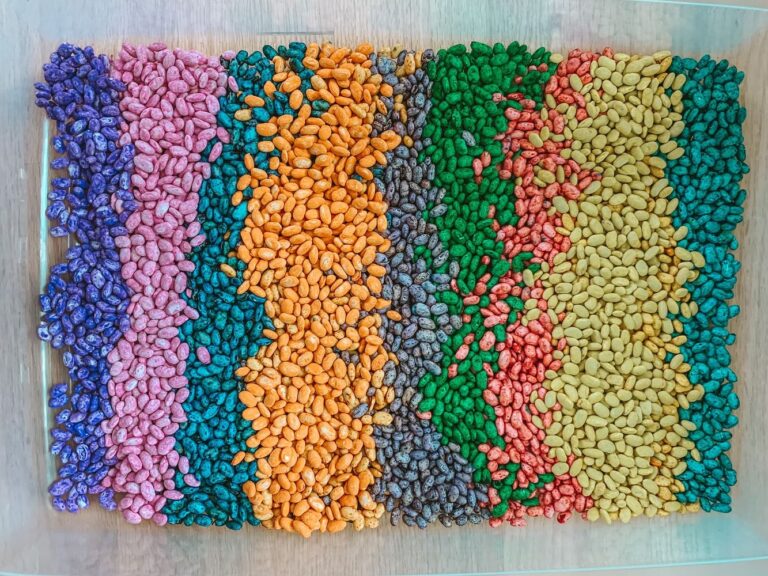 Magic Bean Soup - Sensory Bin - My Bored Toddler