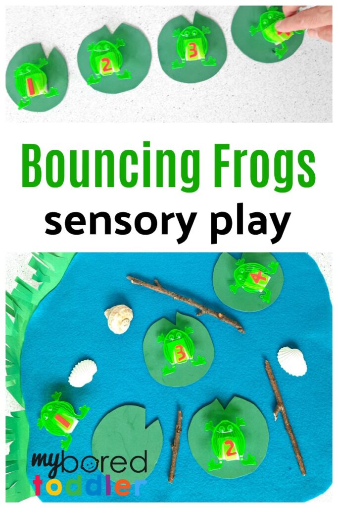 Bouncing Frogs Sensory Activity - My Bored Toddler