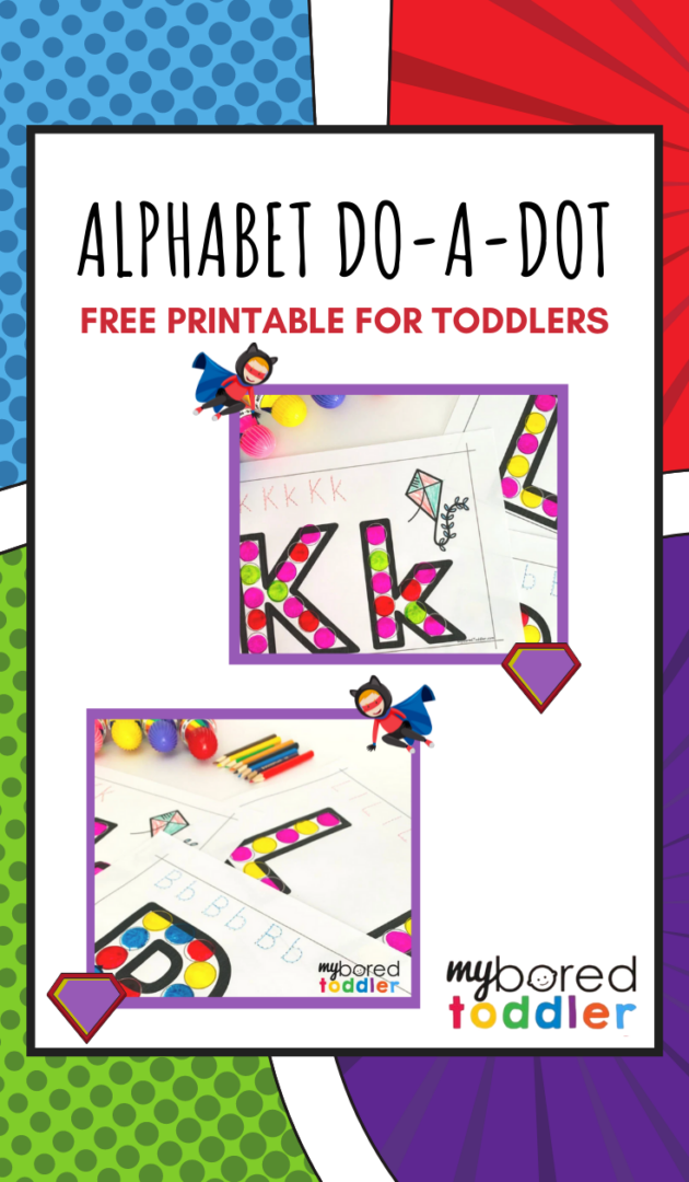 Free Alphabet Do-a-Dot Printable for Toddlers - My Bored Toddler