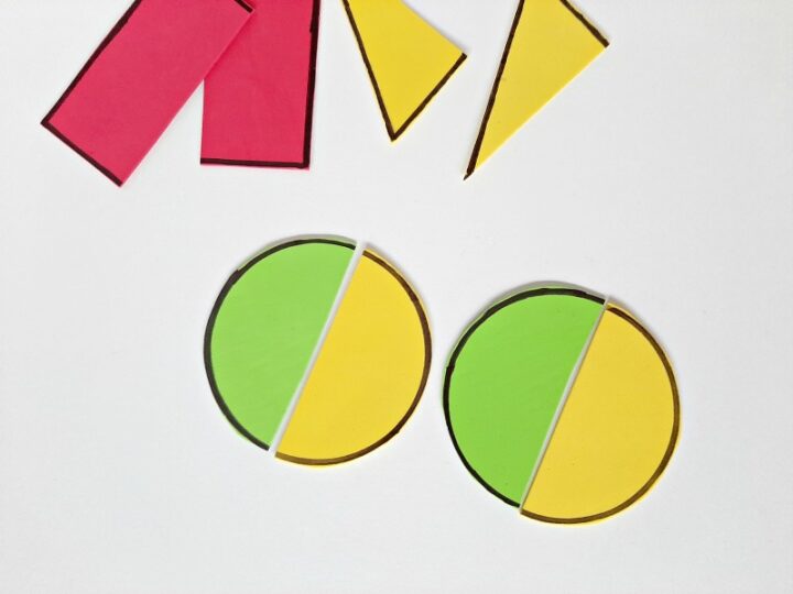 Toddler Math Activity with Foam Shapes - My Bored Toddler