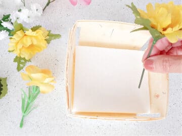 Flower Basket Craft for Toddlers - My Bored Toddler