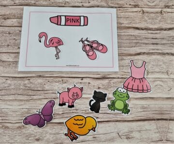 Color Matching Free Printable For Toddlers - My Bored Toddler