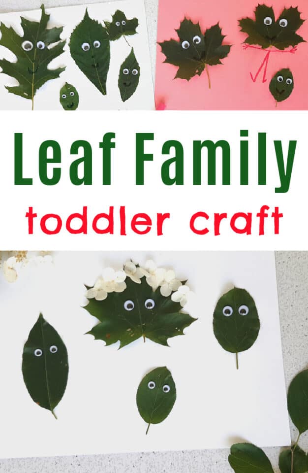 Leaf Family Toddler Craft - My Bored Toddler