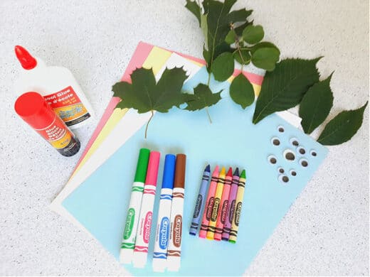 Leaf Family Toddler Craft - My Bored Toddler