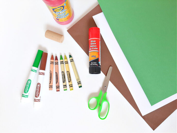 Apple Tree Toddler Craft with Paint Stamps - My Bored Toddler