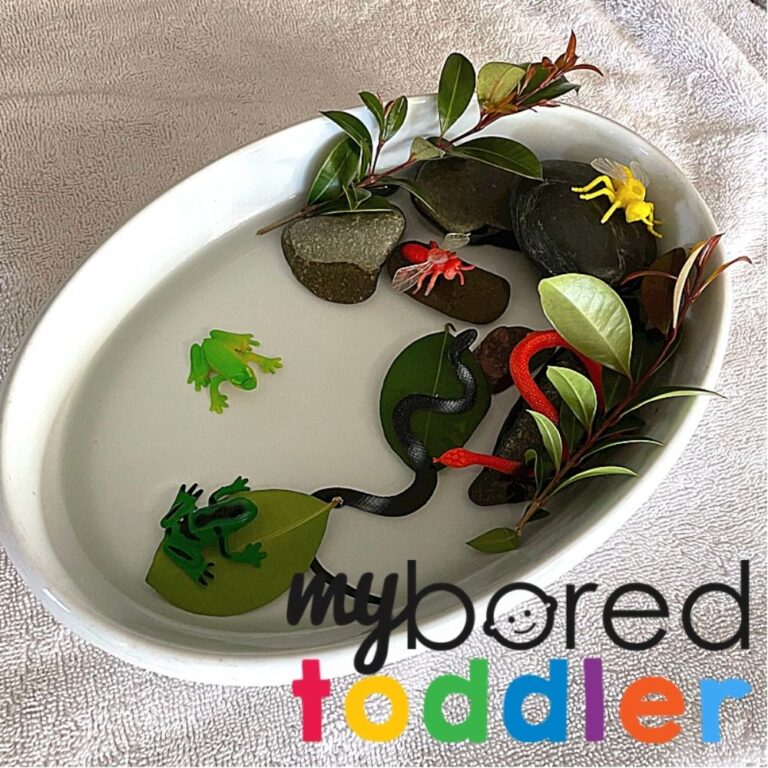Frog Wetland Small World - My Bored Toddler