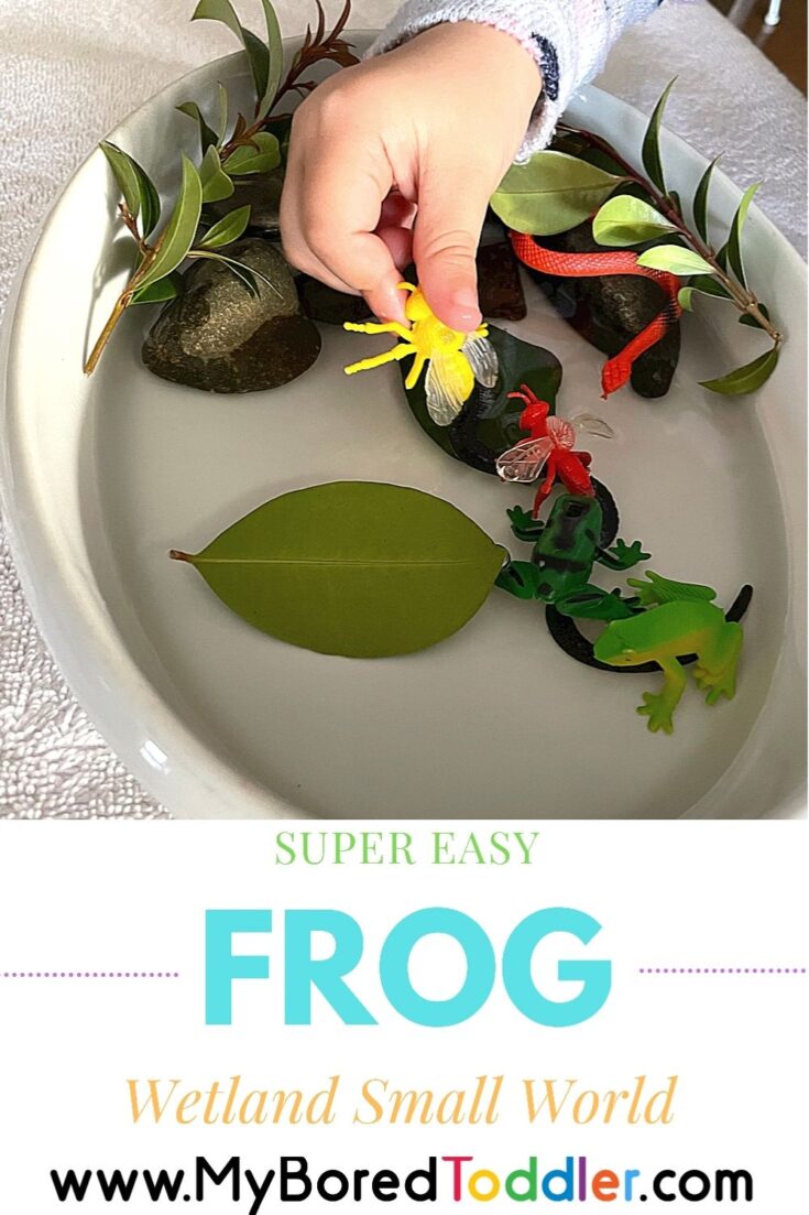 Frog Wetland Small World - My Bored Toddler