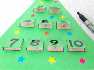 Christmas Tree Counting Activity for Toddlers - My Bored Toddler