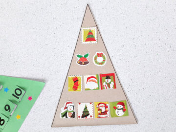Christmas Tree Counting Activity for Toddlers - My Bored Toddler
