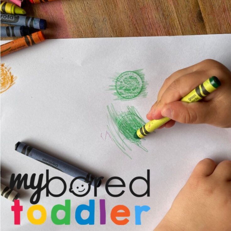 Coin Rubbing - My Bored Toddler