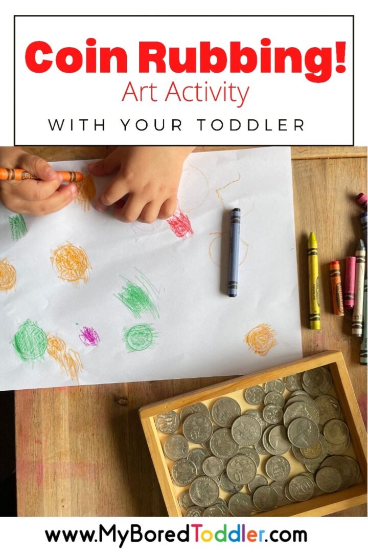 Coin Rubbing - My Bored Toddler