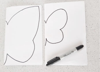 Butterfly Finger Painting Art Activity - My Bored Toddler