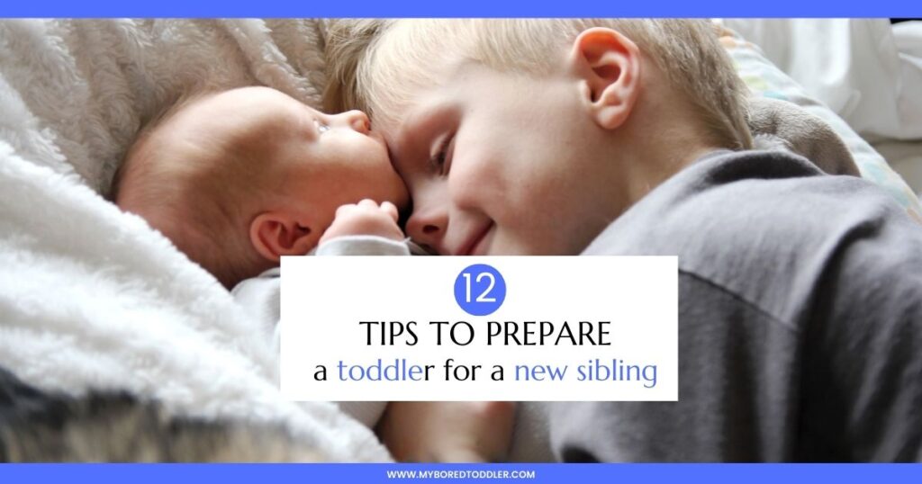 tips to prepare a toddler for a new sibling feature - My Bored Toddler