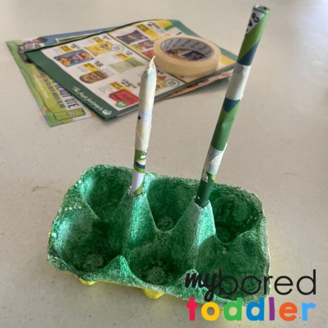 Egg Carton Boat - My Bored Toddler Repurpose those egg cartons!!