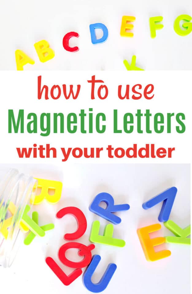 Toddler Fun With Magnetic Letters - My Bored Toddler